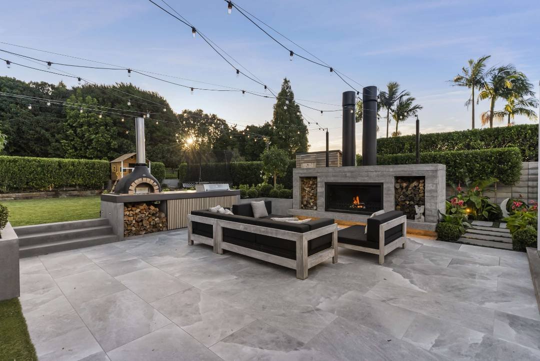Twin Peak Outdoor Fireplace | Products | Trendz Outdoors